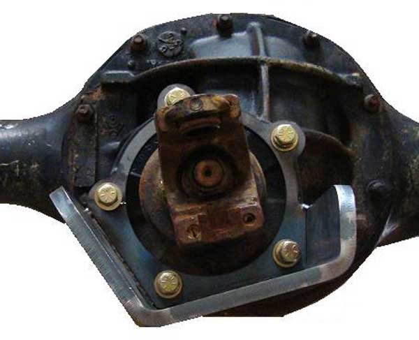 Ford 9 Inch Pinion Guard Installed